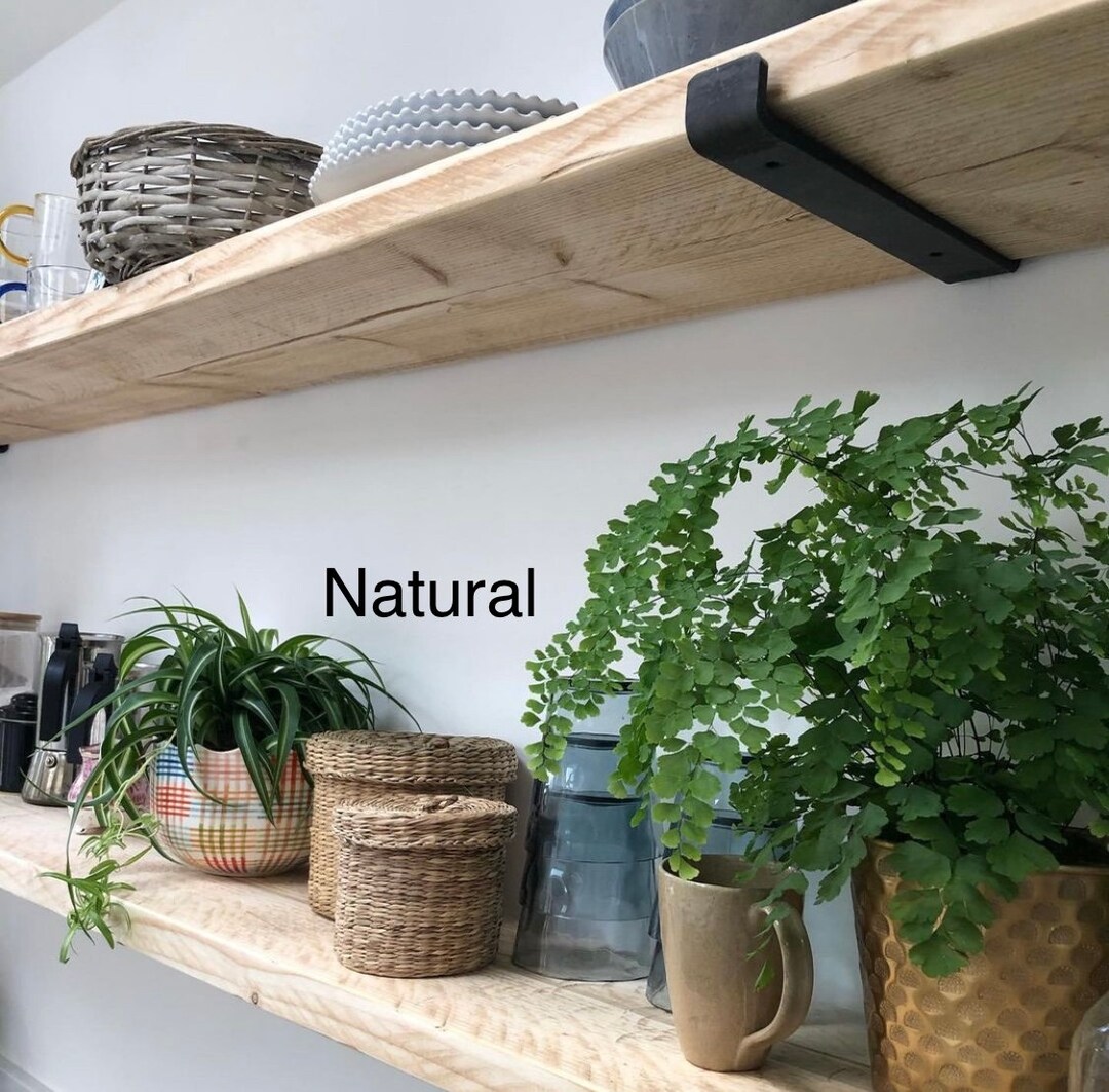 Rustic Wooden Handmade Shelf Shelves Reclaimed Recycled With or Without ...