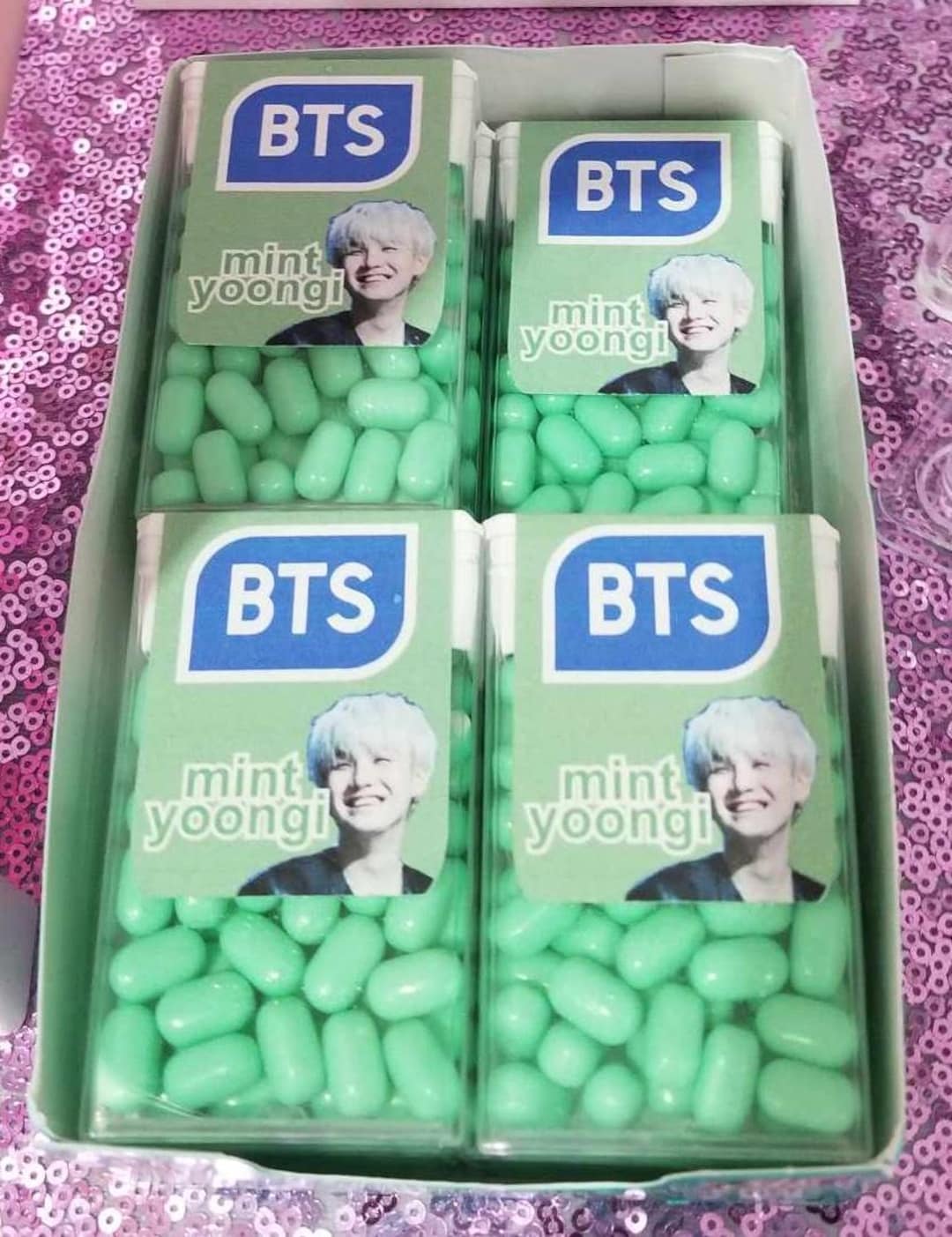 Mint Yoongi Tic Tacs - Etsy