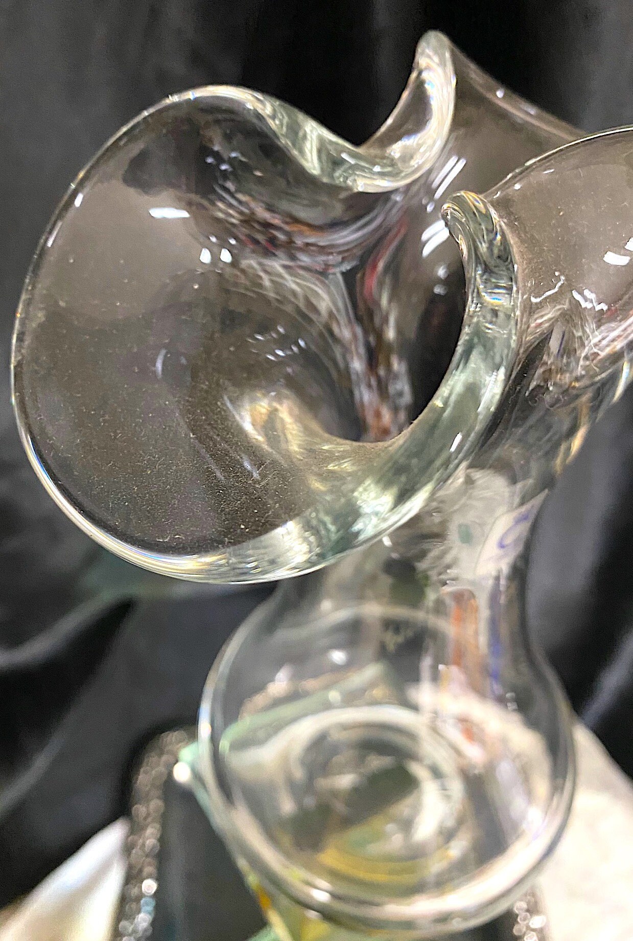 Vintage Designer Glass Vase by Christinenhütte West Germany MCM - Etsy