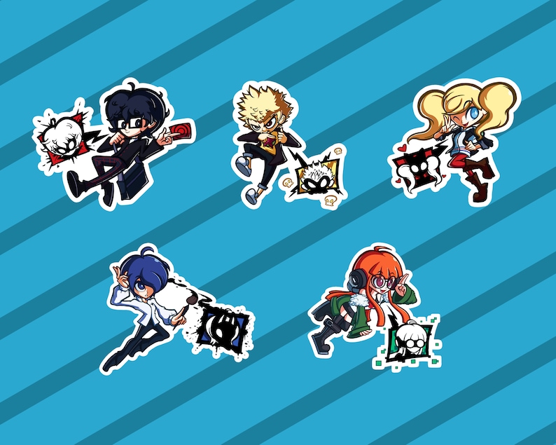 Persona 5 Stickers | Etsy