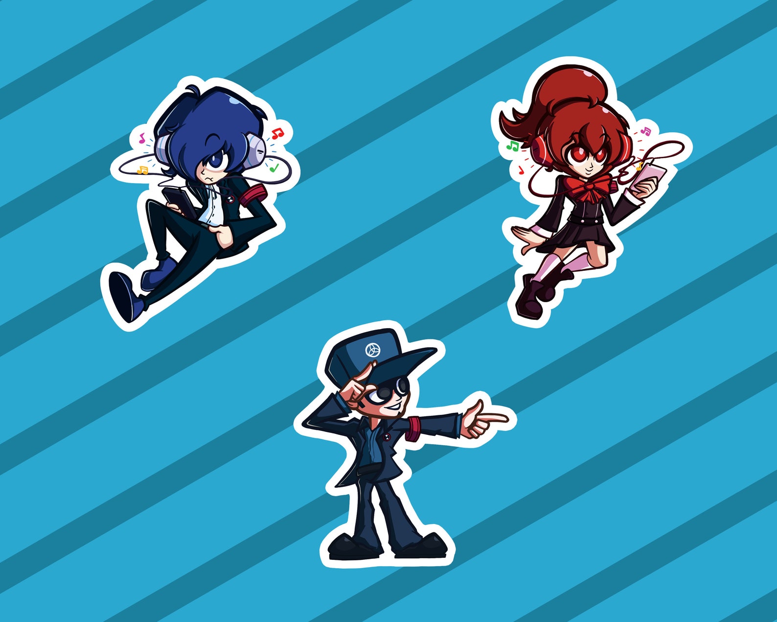 Persona 3 Stickers | Etsy