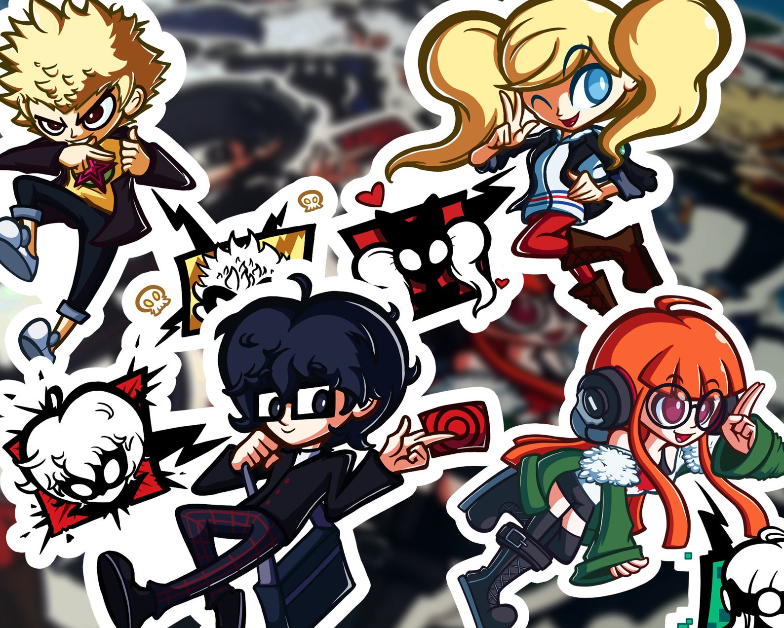 Persona 5 Stickers | Etsy