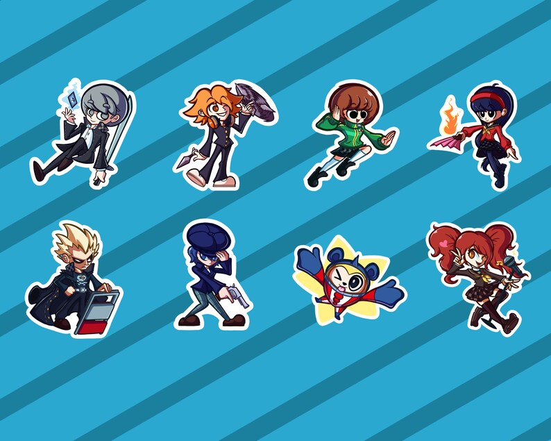Persona 4 Stickers - Etsy