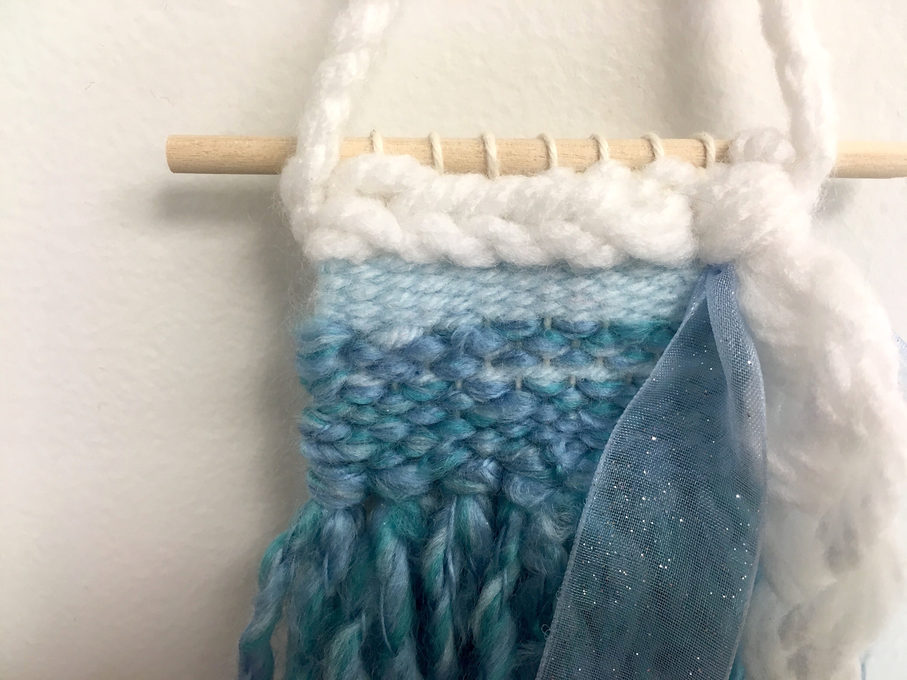 Elsa // Wall Weaving // Disney Inspiration Collection // Blue - Etsy
