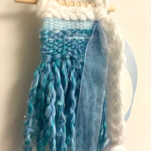 Elsa // Wall Weaving // Disney Inspiration Collection // Blue & White ...