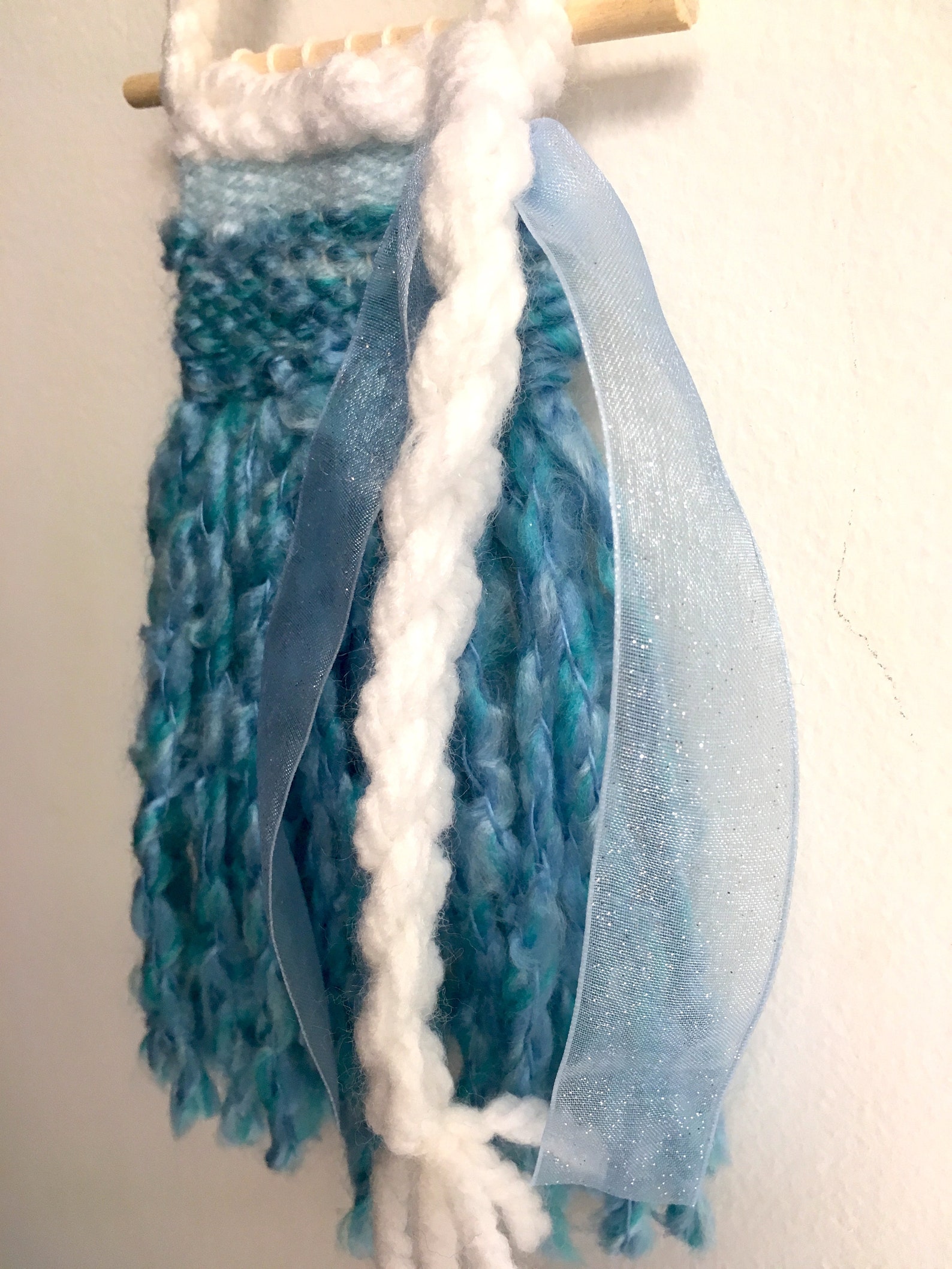 Elsa // Wall Weaving // Disney Inspiration Collection // Blue - Etsy