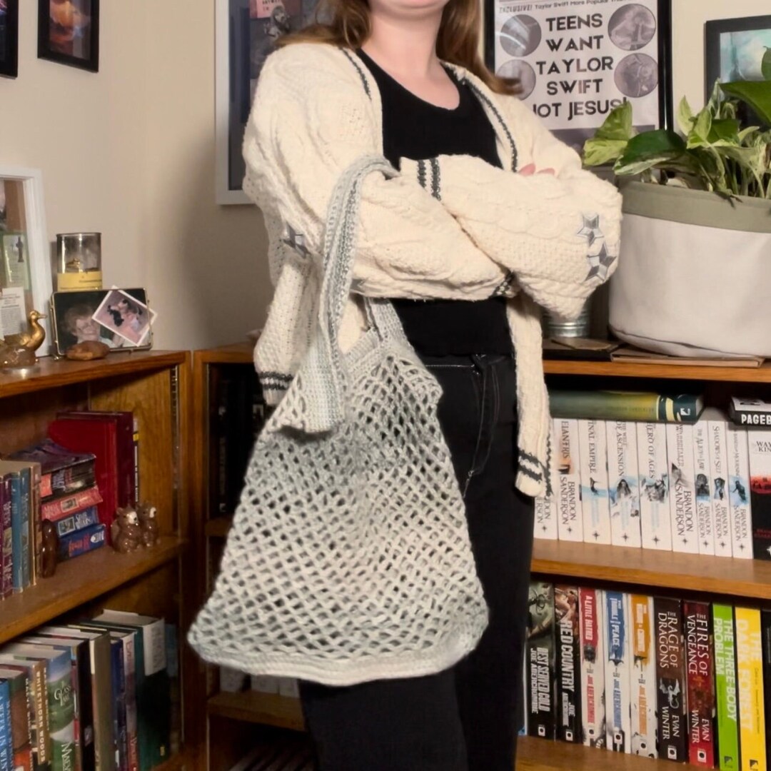 Taylor Swift Eras Crochet Bag: Folklore Era - Etsy