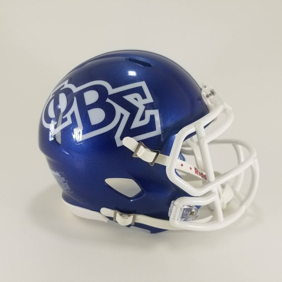 Phi Beta Sigma fraternity mini football helmet. | Etsy