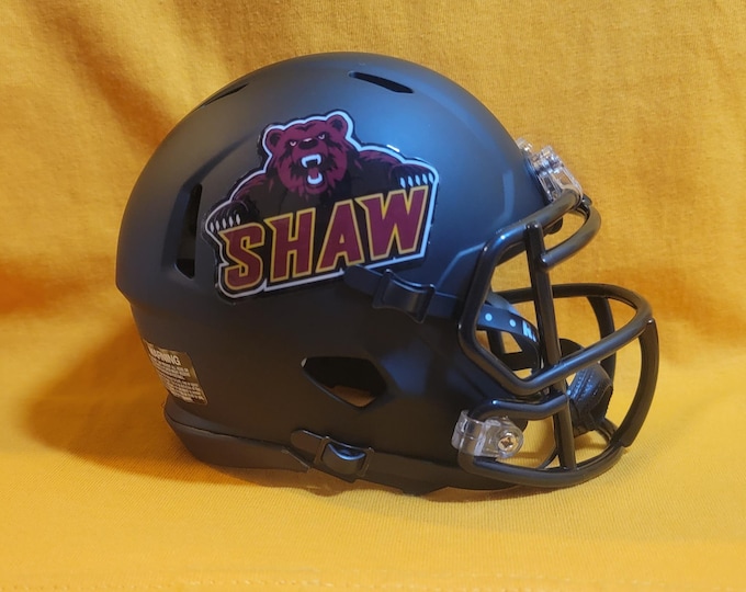 Shaw University- Mini Football Helmet. - Etsy