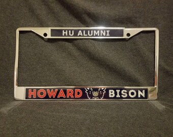 Howard University License Plate Frame - Etsy