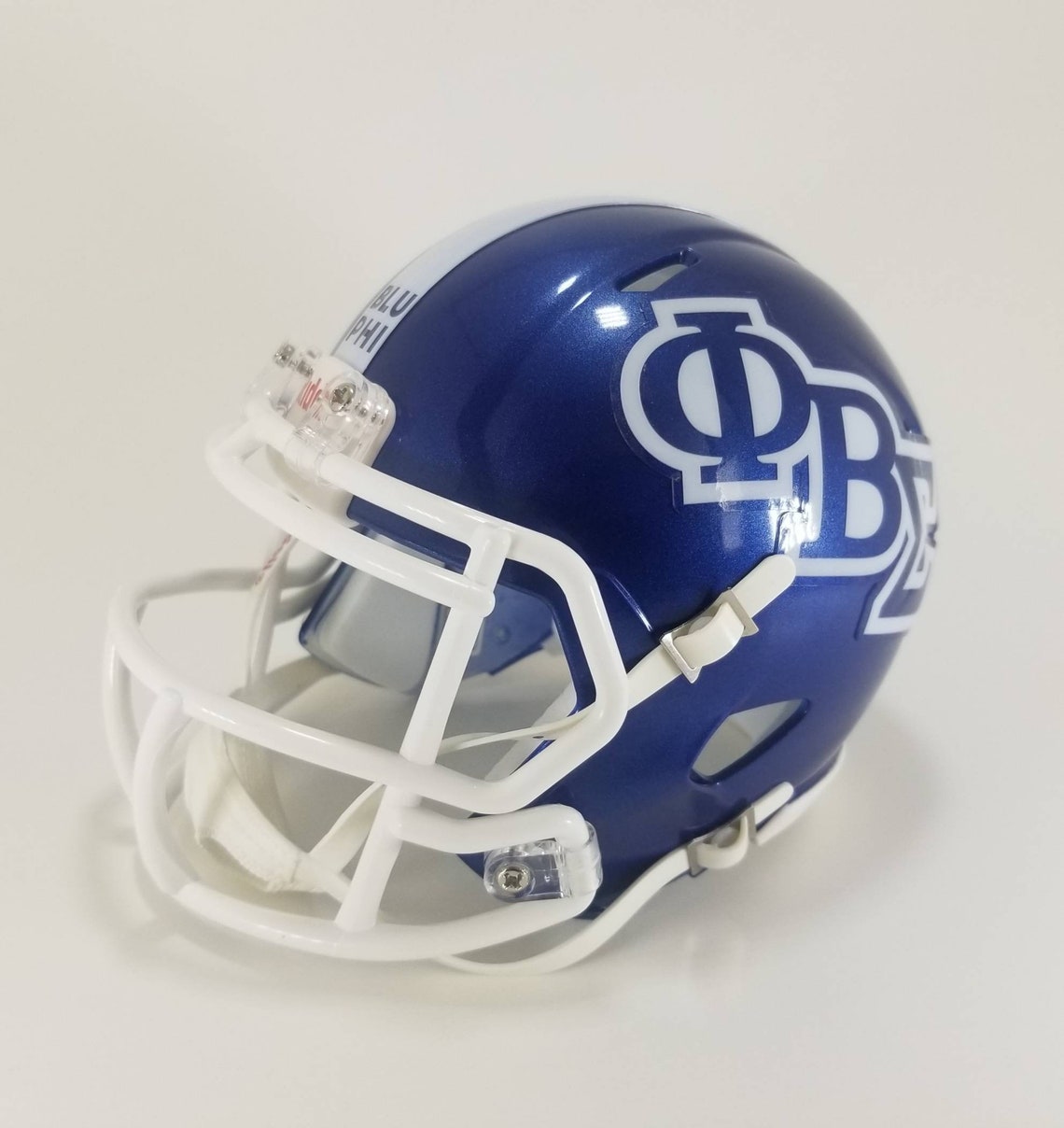 Phi Beta Sigma fraternity mini football helmet. | Etsy