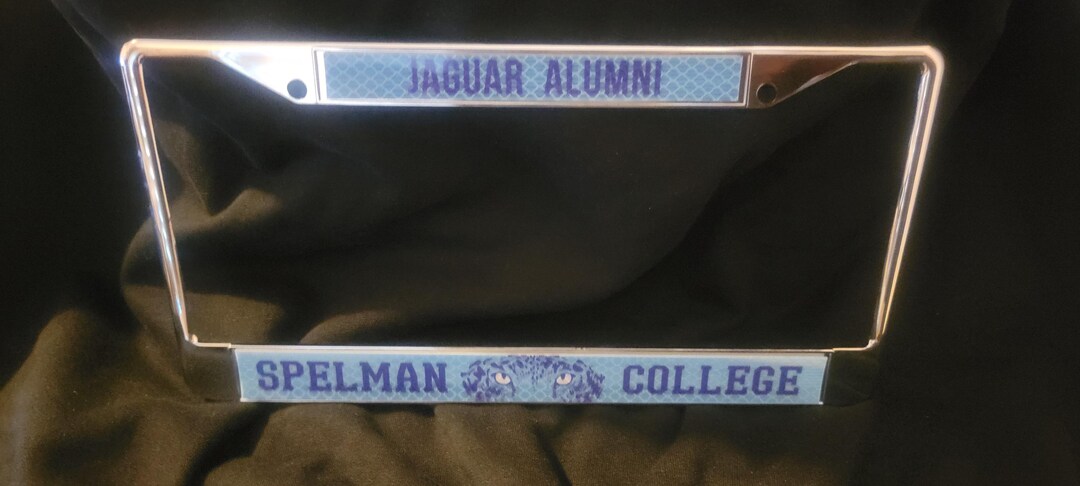 Spelman College Alumni Chrome Two Panel License Plate Frame - Etsy