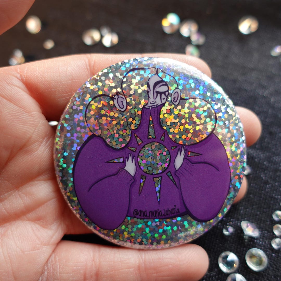 Sparkly Vampire Badge - Etsy