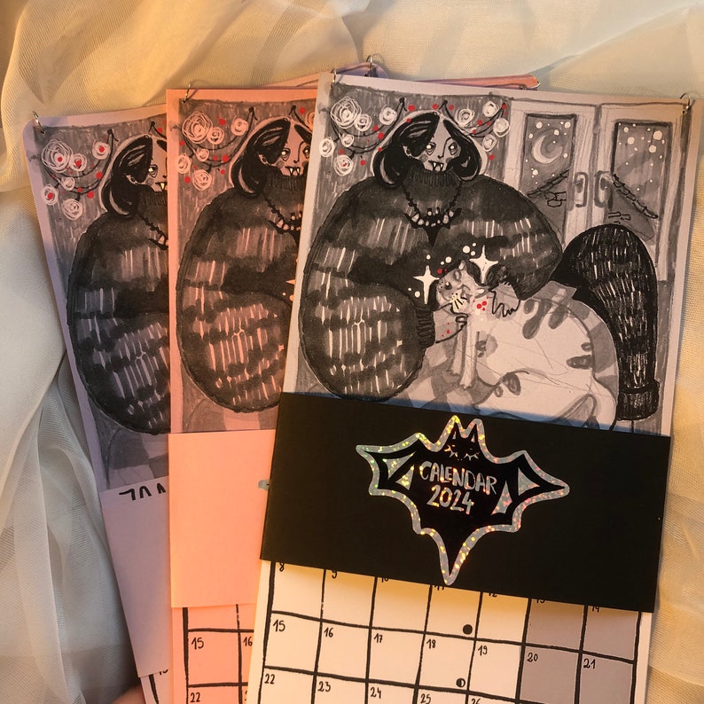 2024 Vampire Calendar - Etsy