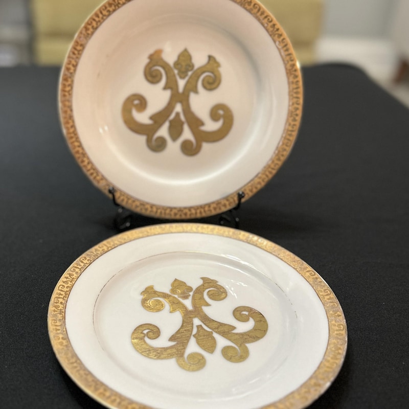 Royal Gold Buffet Plates - Etsy