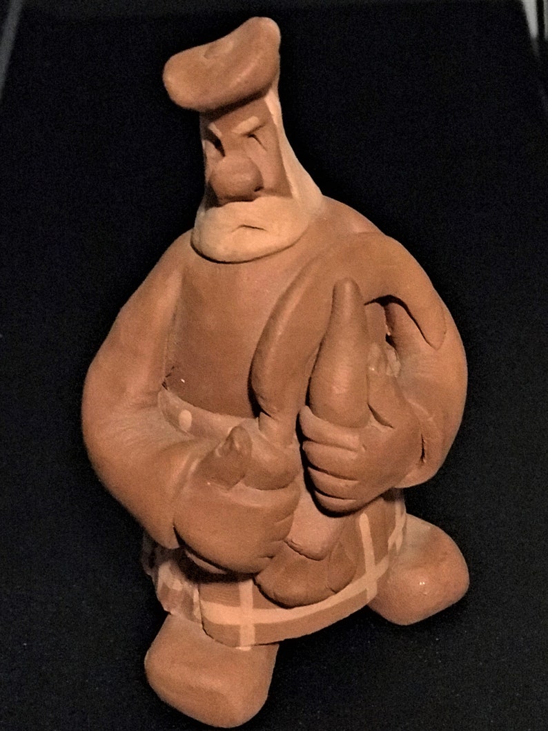 Rare-find Collectible Scottish Art Pottery Men of Glaur Figurine by ...