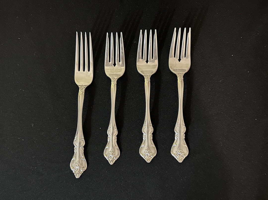 Vintage International Deep Silver Orleans Flatware 1964 / A Set of 4 - Etsy