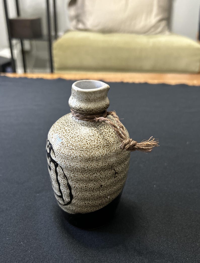 Two Collectible Vintage Japanese Ceramic Sake Vessels/ Porcelain ...