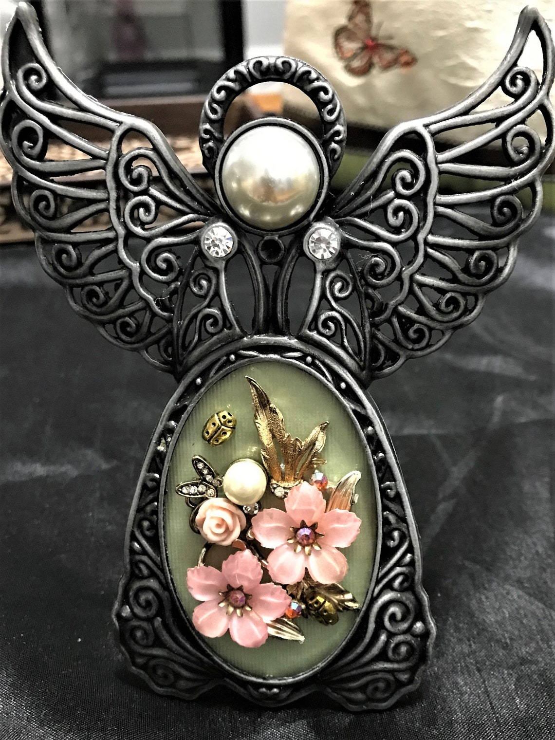 Vintage Style Most Versatile Beautiful Oval Picture Angel Frame/ Home ...