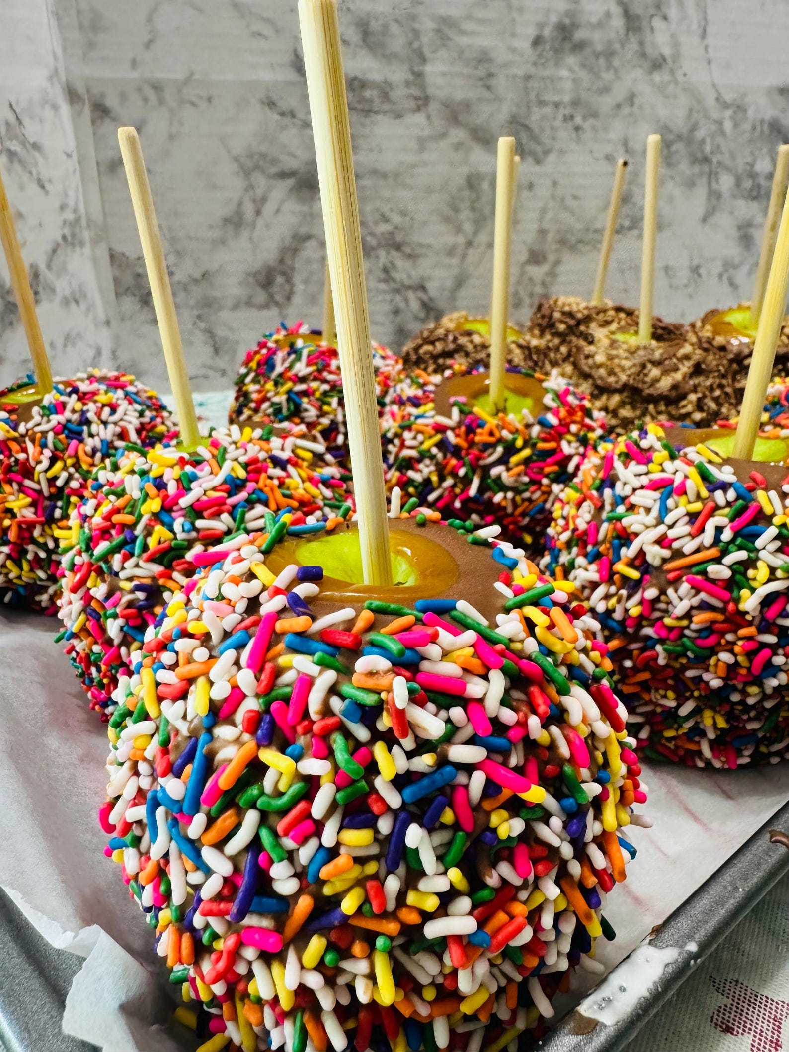 Sprinkles Dipped Caramel Apples - Etsy