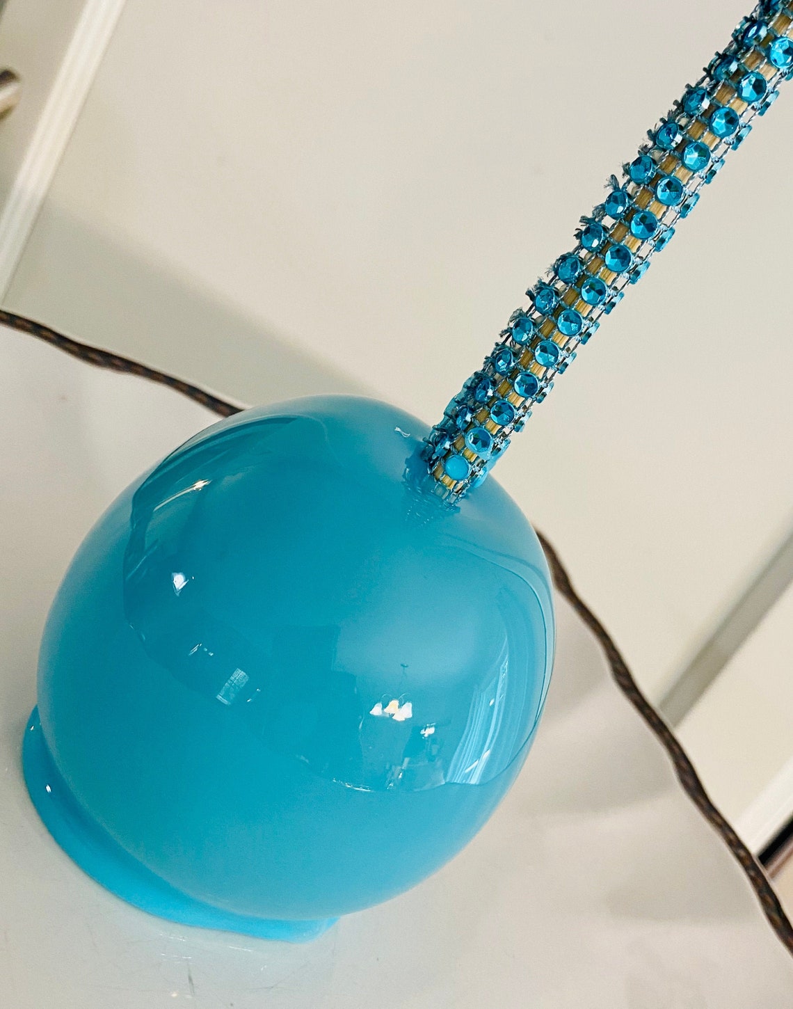 Light blue candy apple | Etsy