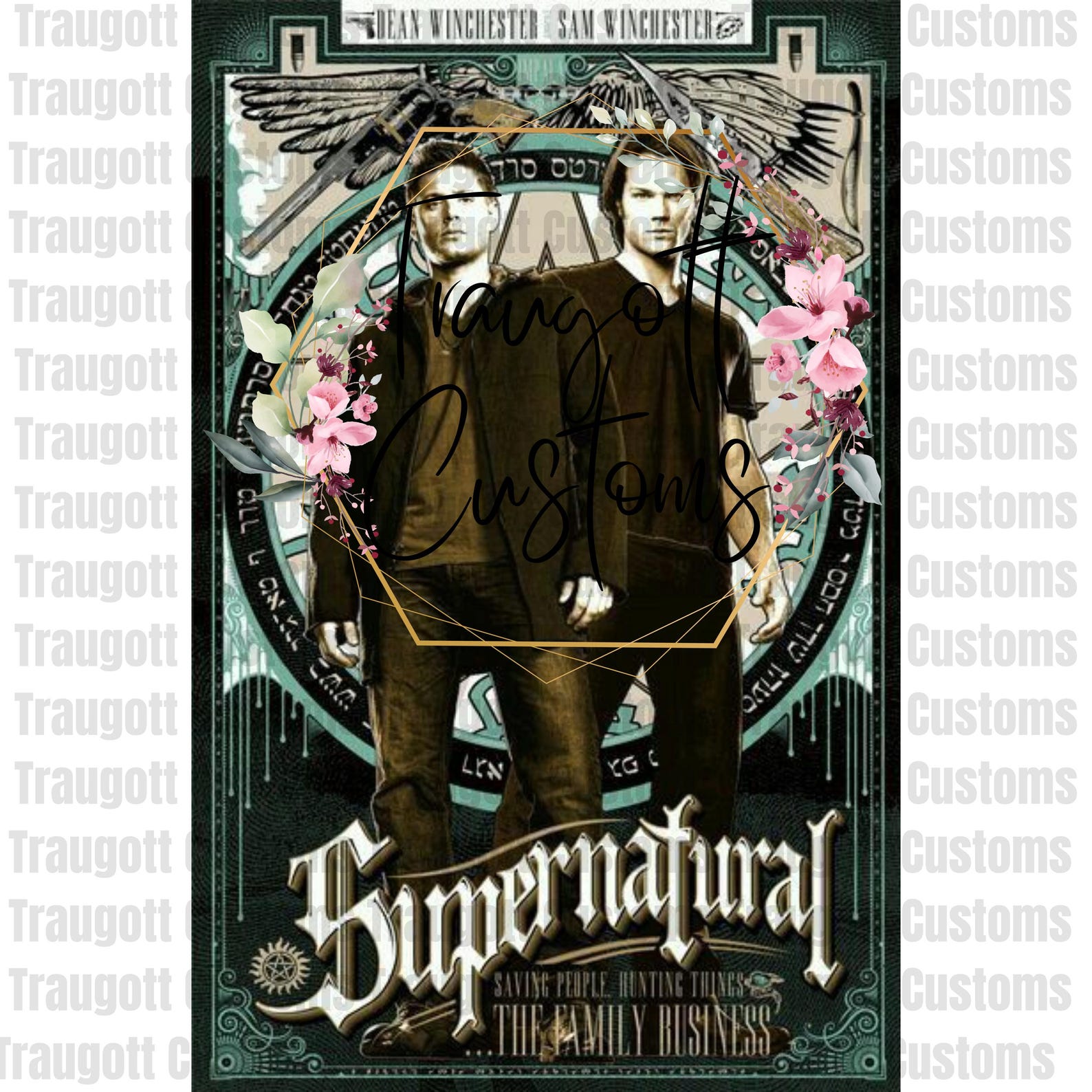 Supernatural Card Shirt, Supernatural, PNG, PDF, Summer, Trending ...