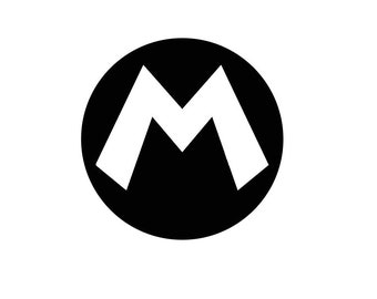 Super Mario Bros Super Star Nintendo Emblem Icon Logo Vinyl Decal - Etsy