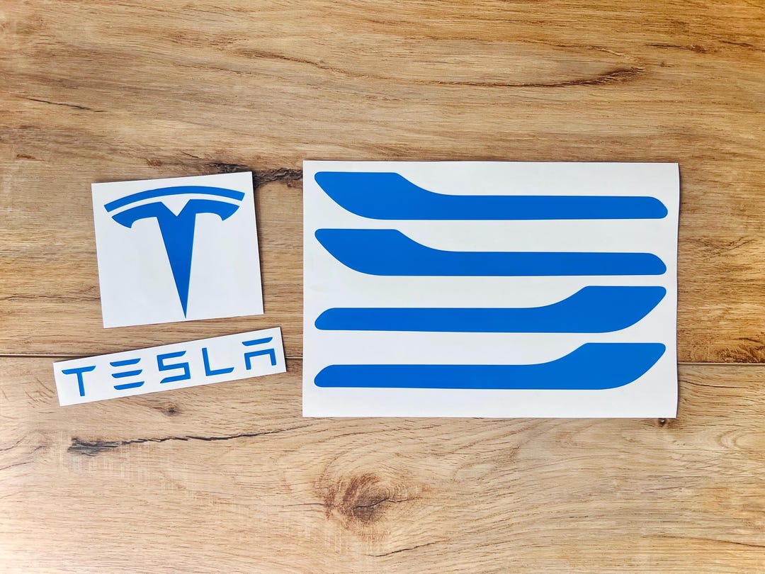 Tesla Model 3 (2024 to Current) Frunk Emblem Logo + Trunk Tailgate ...