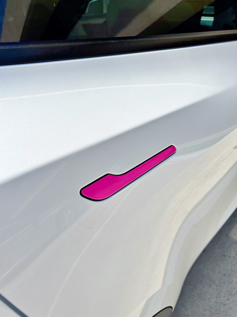 Tesla Model 3/Y Frunk Emblem Logo + Trunk Emblem Logo + Door Handles ...