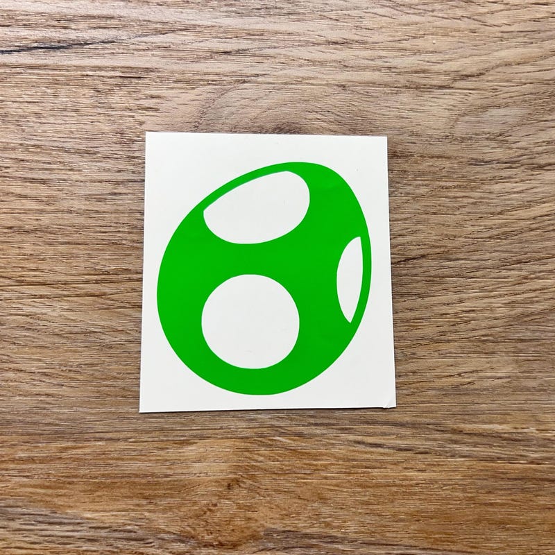 Vinyl Yoshi Decal - Etsy