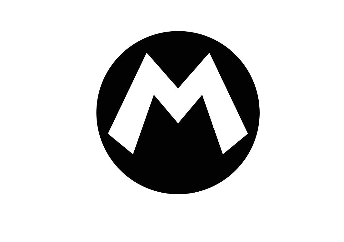 Super Mario Bros Mario Nintendo Emblem Icon Hat Logo Vinyl Decal - Etsy
