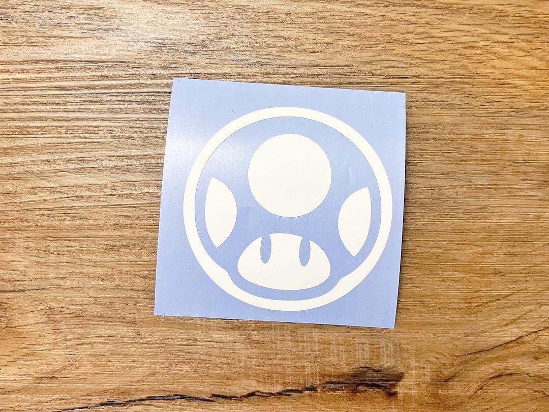 Super Mario Bros Mario Kart Toad Nintendo Emblem Icon Logo Vinyl Decal ...