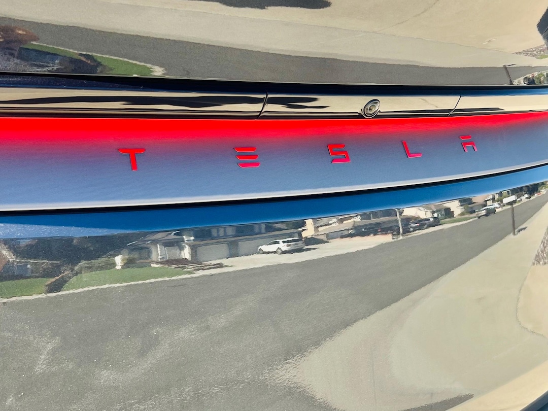Tesla Model Y Juniper (2025 to Current) Trunk Tailgate TESLA Letters ...