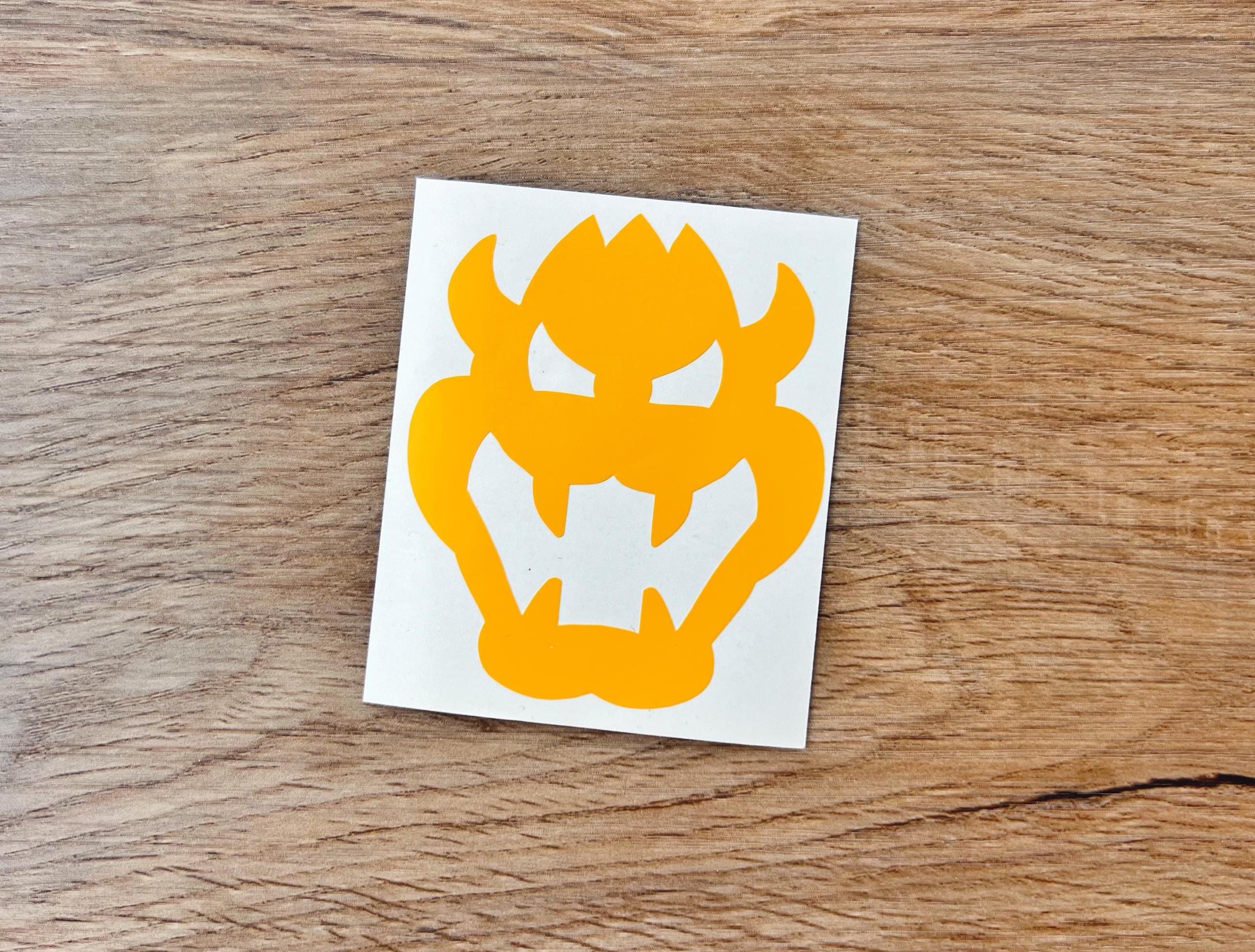 Super Mario Bros Nintendo Bowser Emblem Icon Logo Vinyl Decal - Etsy