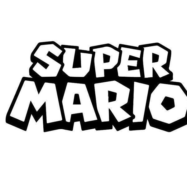 Super Mario Decal - Etsy