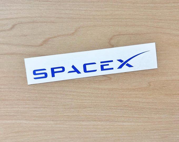 Spacex Logo Stickers | Spacex Kiss-cut Stickers | Elon Musk Fan Gifts ...