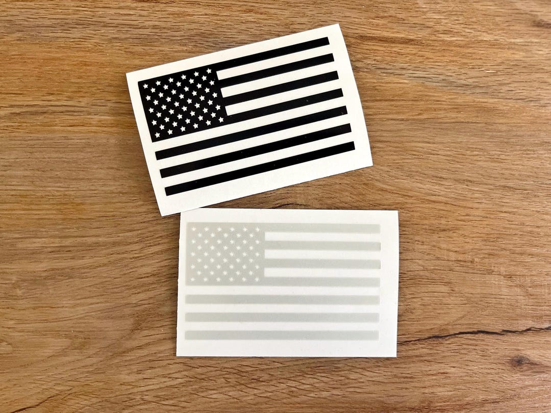 American Flag US Flag Reflective Vinyl Decal Sticker for Auto, Boats ...