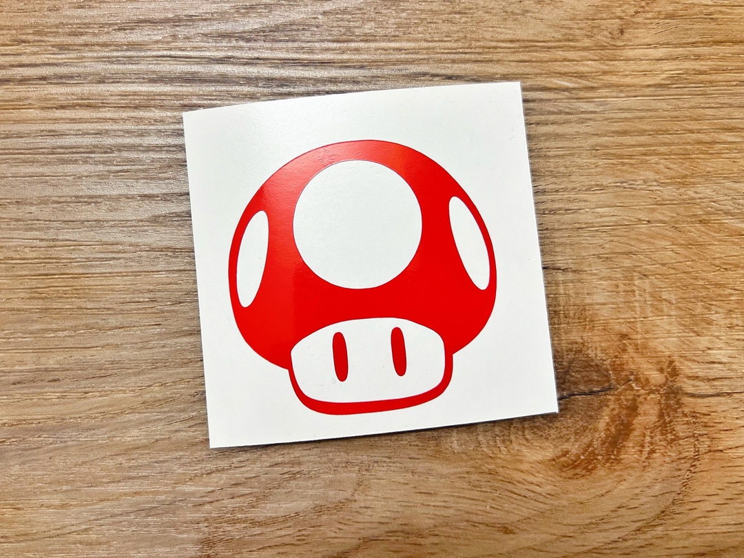 Super Mario Bros Mushroom Toad Nintendo Emblem Icon Logo Vinyl Decal - Etsy
