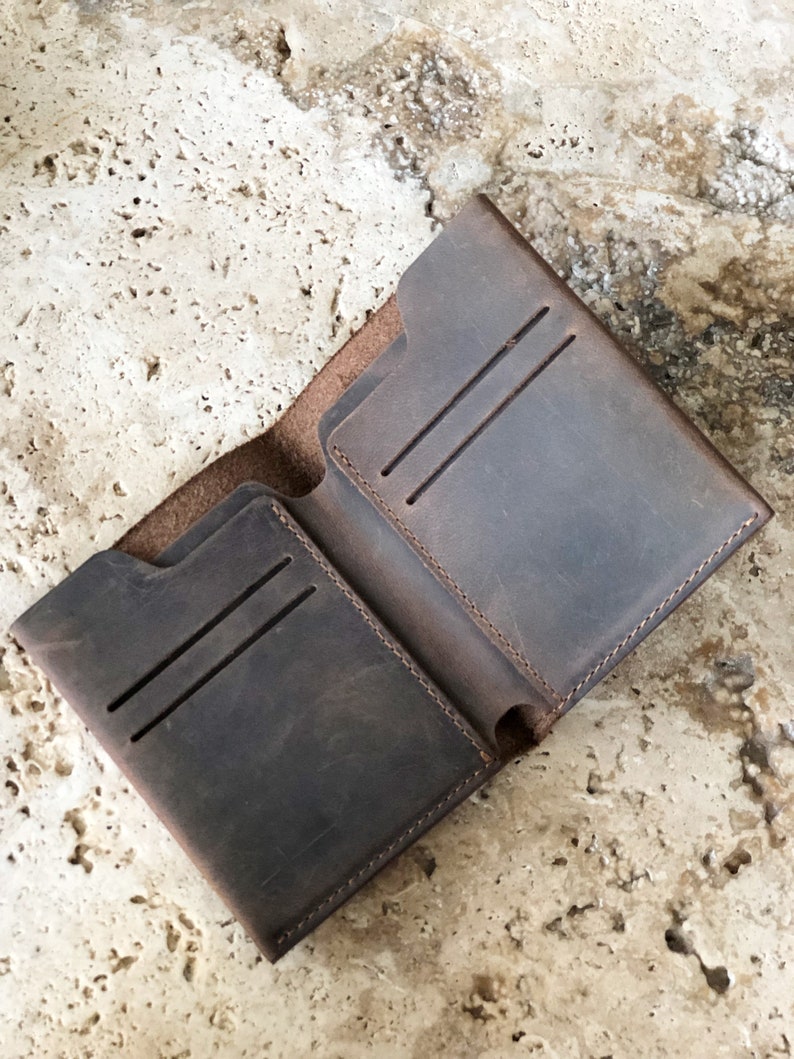 PERSONALIZED Leather Wallet. Mens Bifold Card Wallet. Slim - Etsy PERSONALIZED Leather Wallet. Mens Bifold Card Wallet. Slim - Etsy