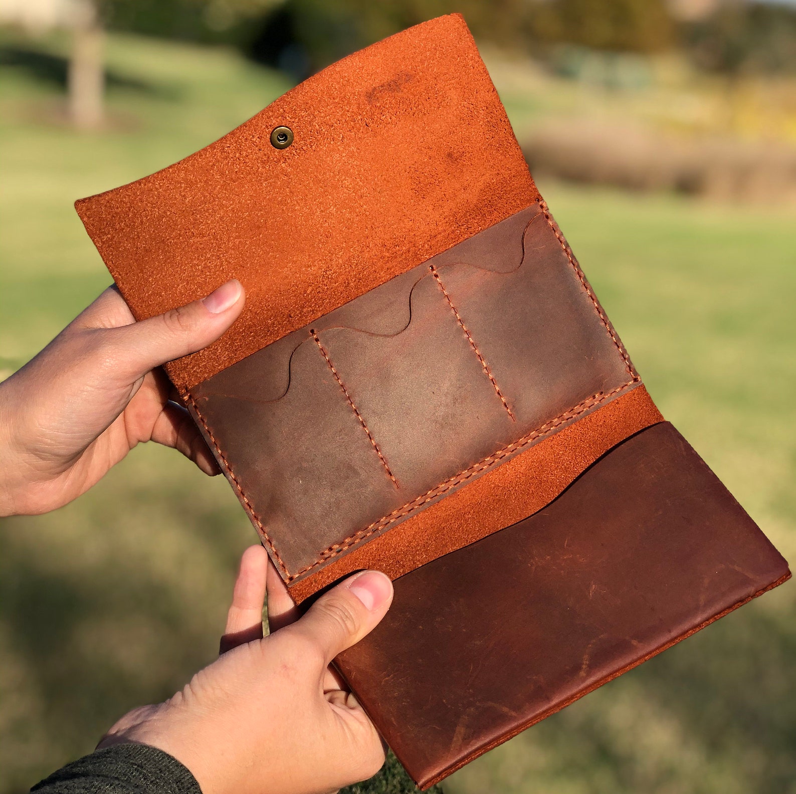 Personalized Womens Wallet Distressed Leather Wallet for - Etsy