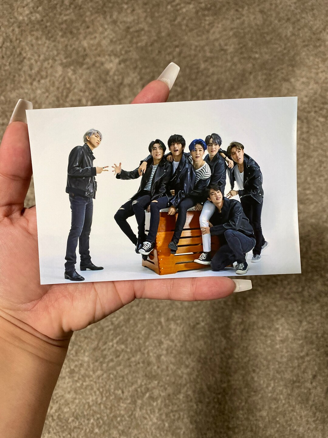 Bundle of Three 3 4x6 PHOTOS: Bts/individual Members/ships/etc Real ...