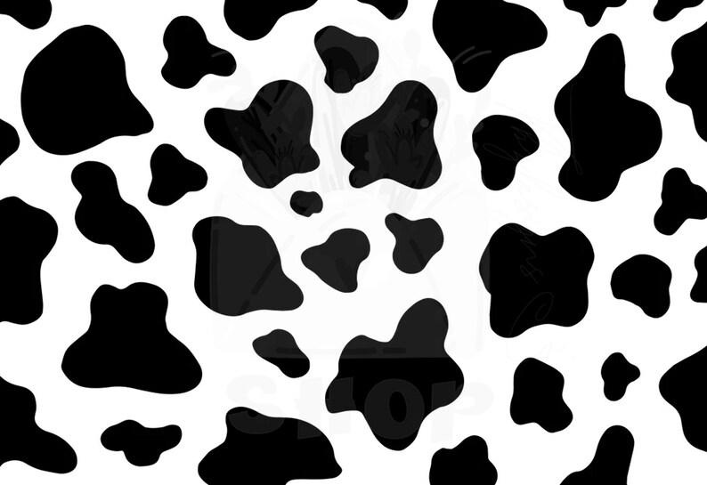 Cow Print Svg Cow Pattern Svg Cow Print Pattern Cut File Etsy Israel