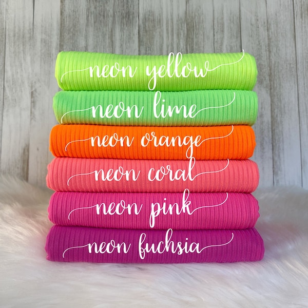 Neon Fabric by the Yard - Etsy