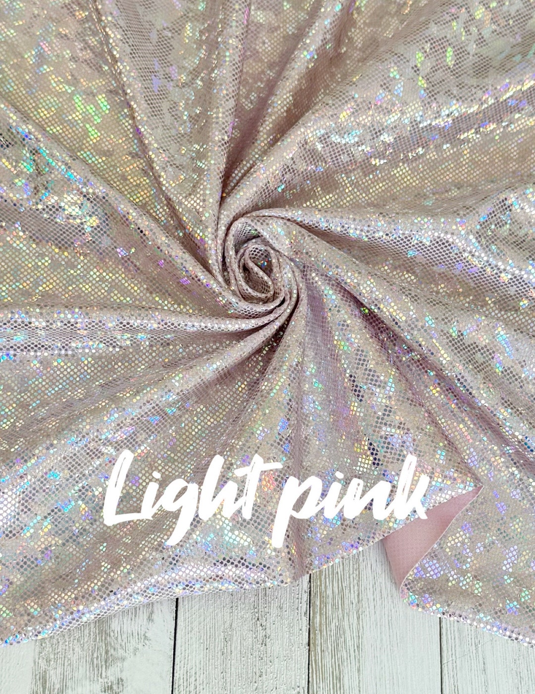 Magic Light Pink Fabric | Stretch Sparkles Fabric | Stretch Fabric ...