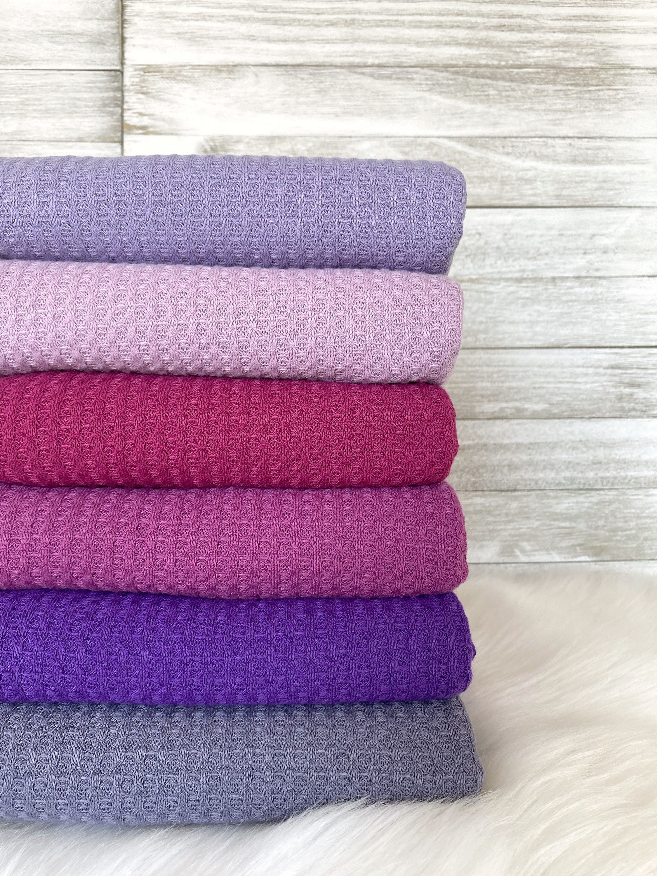 Waffle Waffle Knit Fabric Sweater Fabric Polyester - Etsy