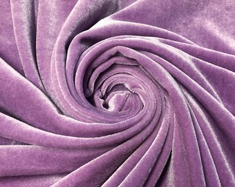 Lilac Velvet Fabric | Etsy