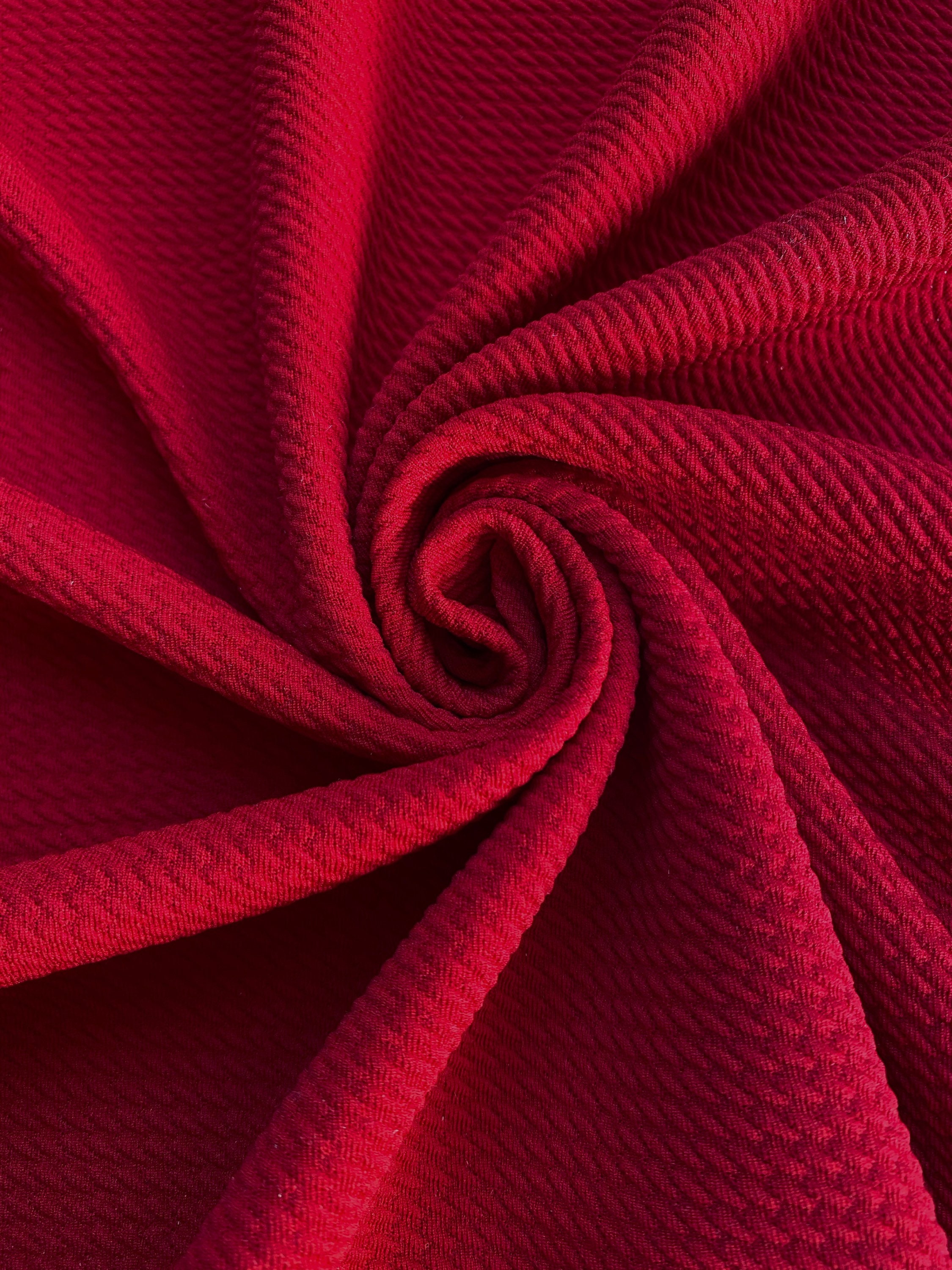 BULLET (red) Fabric | Liverpool | Stretch Fabric | Spandex | Solid ...