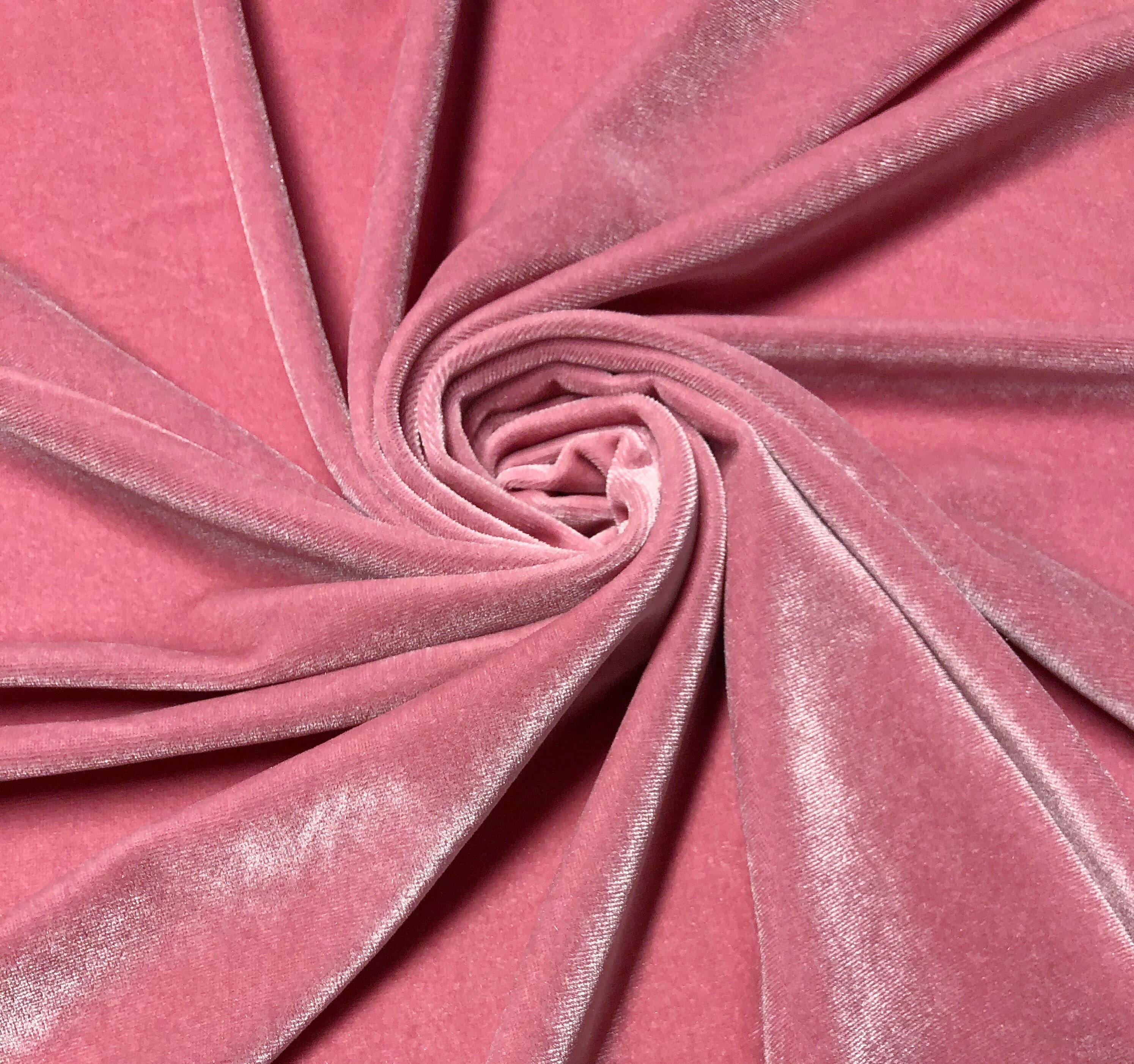 MAUVE VELVET Stretch Velvet Polyester Stretch Velvet | Etsy