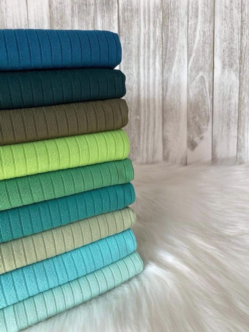Rib Knit 8x2 BRUSHED KNIT Rib Knit Soft Fabric Fabric by - Etsy