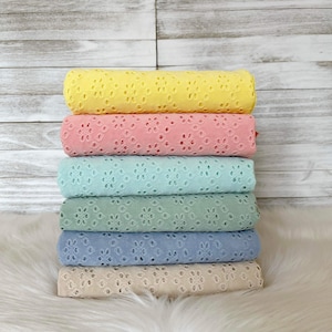 Eyelet A | Eyelet Fabric | Stretch Fabric | Knit Eyelet | Knit Eyelet ...